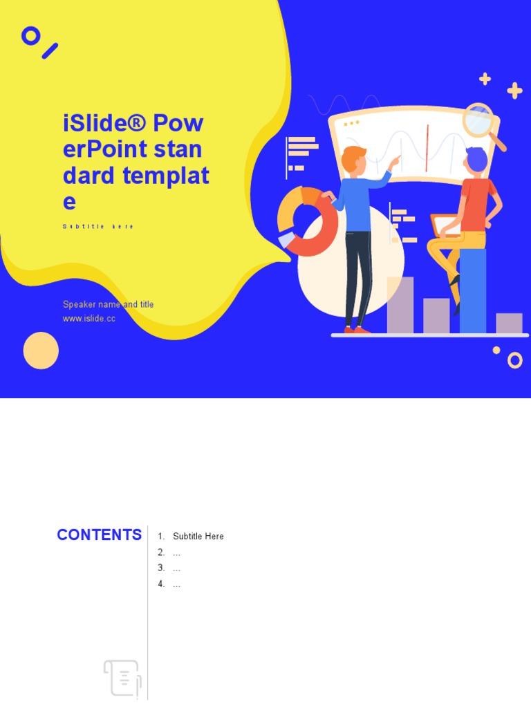 05.islide® PowerPoint Standard Template | PDF
