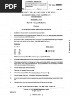 CSEC Maths June 2019 Paper 2 | PDF