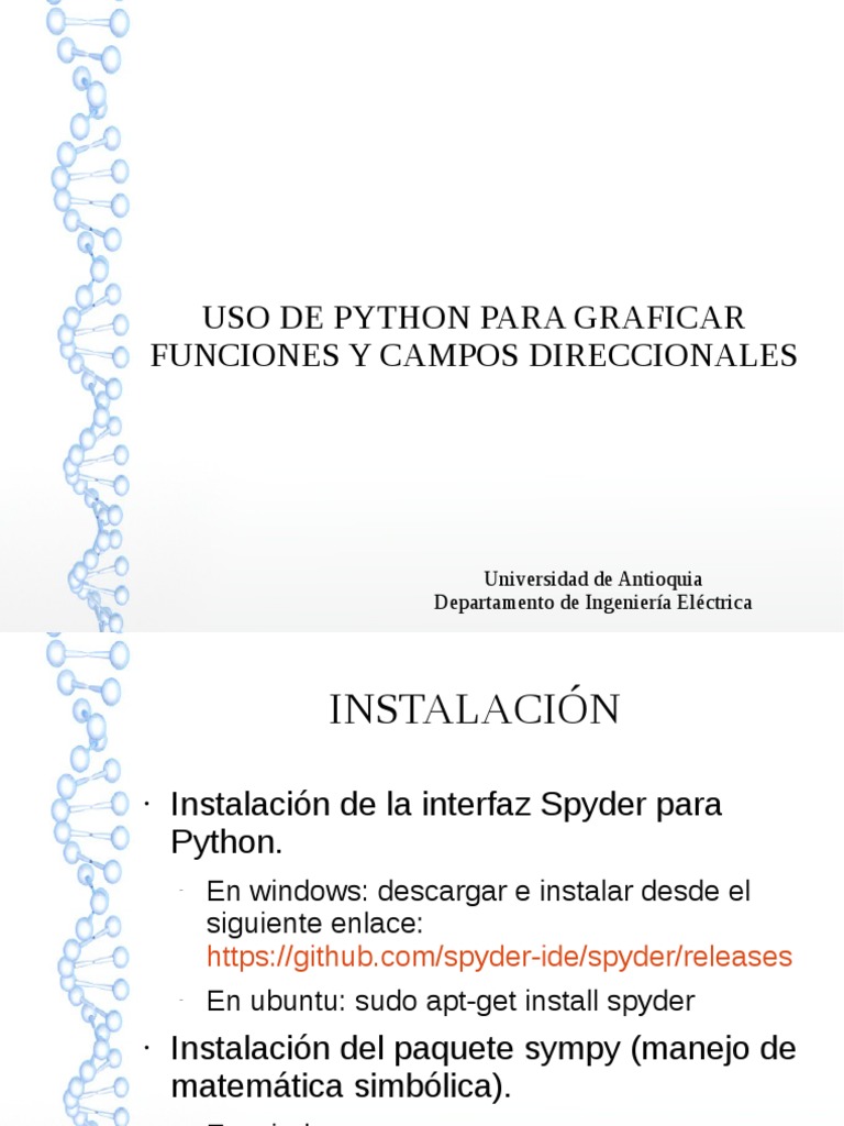 Tutorial 01 - Graficar Utilizando Python | PDF | Derivado | Función ...