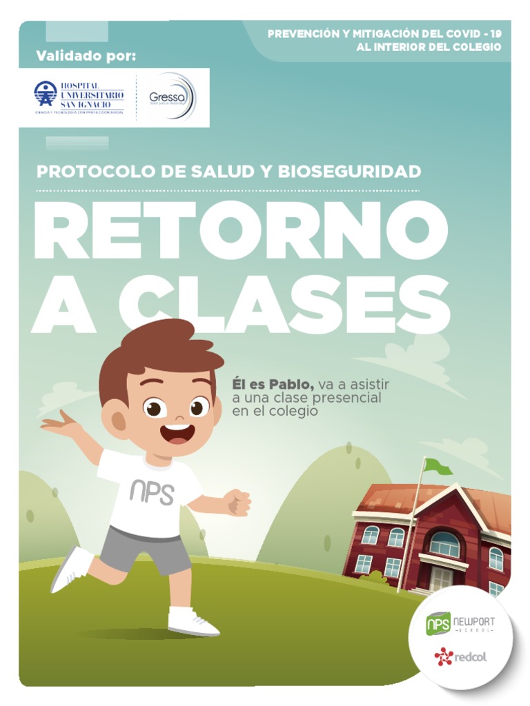 Protocolo COVID-19: Retorno Seguro a Clases | PDF | Lavado de manos ...