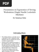 Presentation On Application of Ergonomics in The Garment | PDF | Chair ...