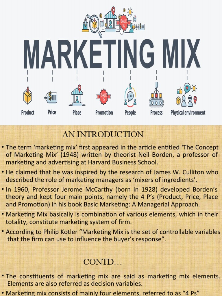 Marketing Mix | PDF | Marketing Communications | Marketing