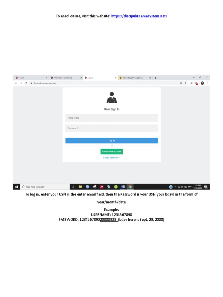 User Guide For Online Enrollment in Discipulus | PDF | Business ...