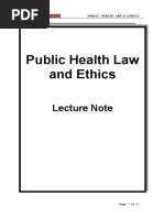 Public Health Lecture Notes | PDF | Public Health | Medicine
