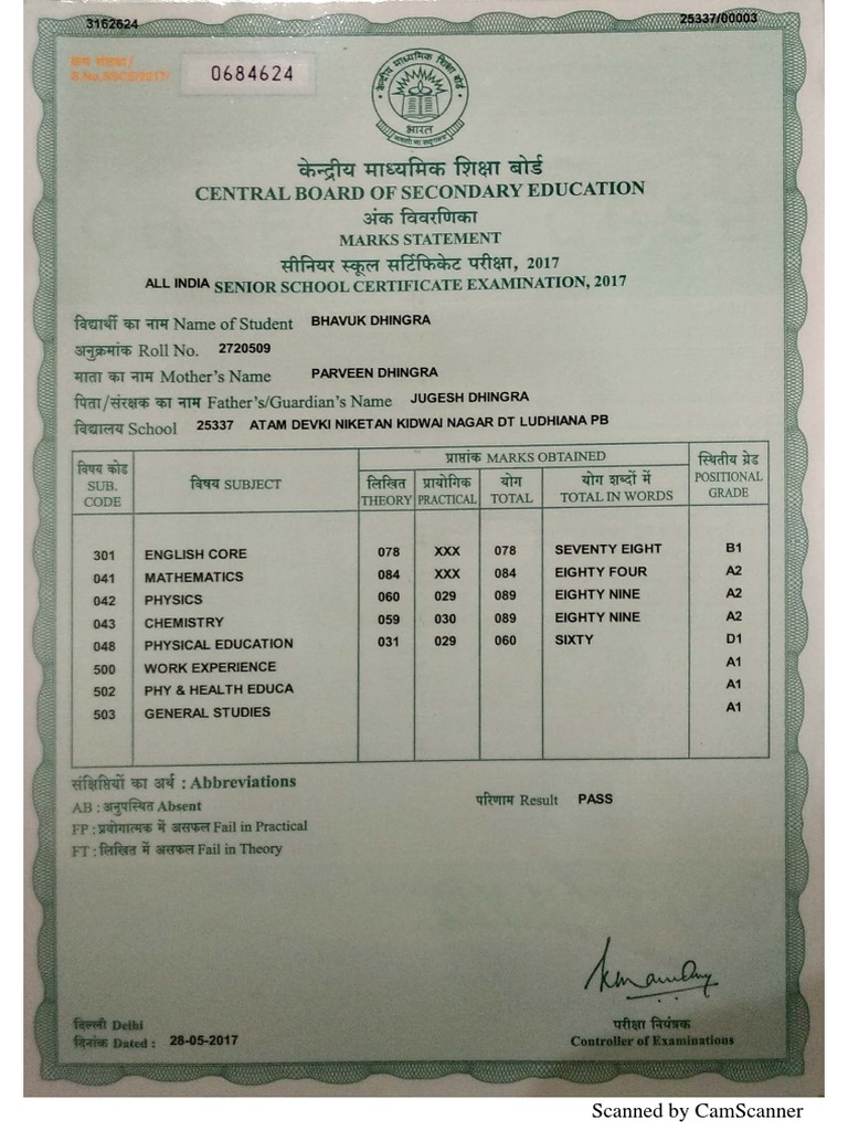 12 Certificate | PDF