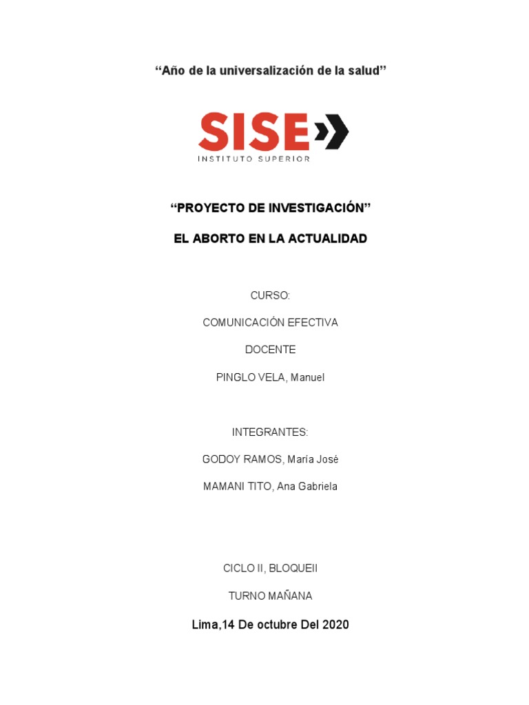 El Aborto en La Actualidad | PDF | Aborto | Salud maternal