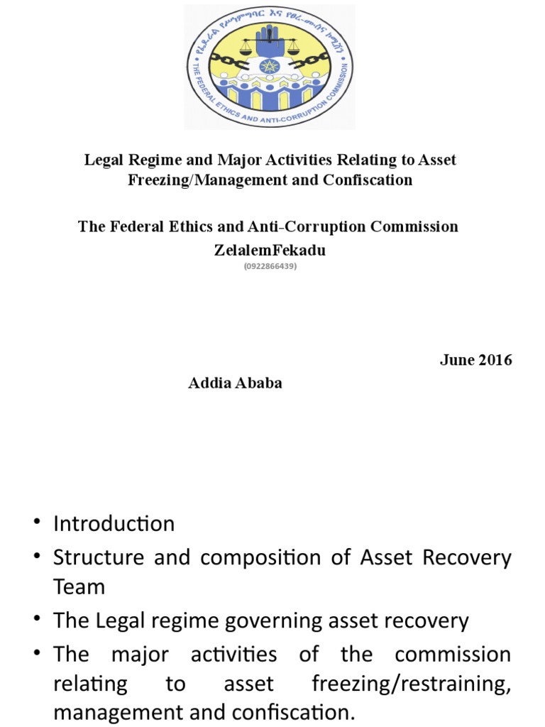 Asset English | PDF | Confiscation | Money Laundering