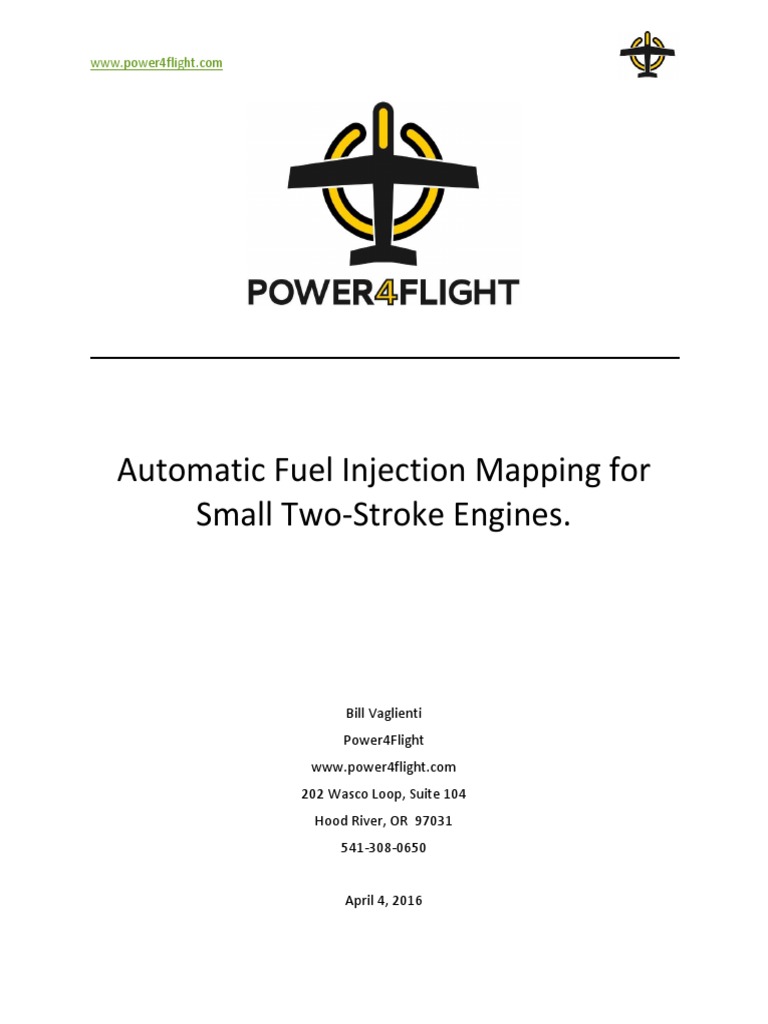 Automatic Fuel Injection Mapping For Small Two-Stroke Engines | PDF ...
