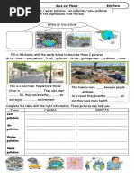 Reading Comprehension - Pollution 2 | PDF | Pollution | Waste