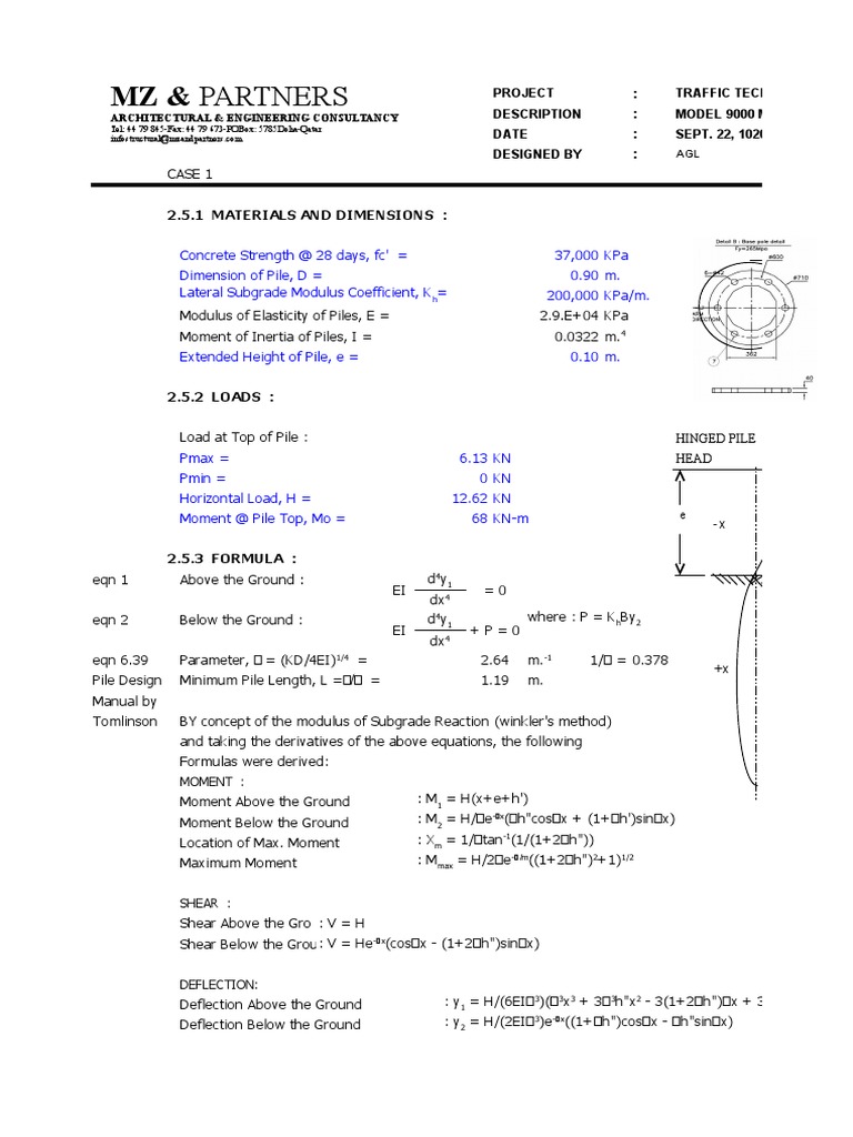 Pile Fundation | PDF | Young's Modulus | Chemistry