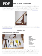 How to Build a Simple Trebuchet | PDF