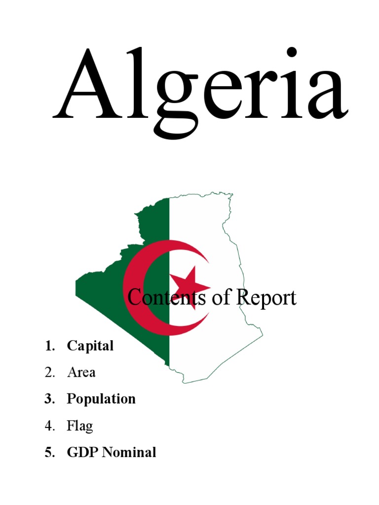 Algeria: Contents of Report | PDF | Algeria | Sahara