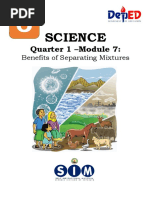 Science 6 - Q1 - Module1 - Lesson2 - Separating Mixtures | PDF ...
