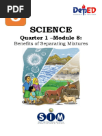 Science6 - q1 - Mod2les1 - Separating Mixtures Through Filtering and ...