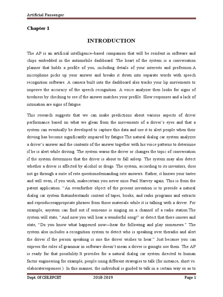 Ap Report | PDF | Speech Recognition | Cognitive Science