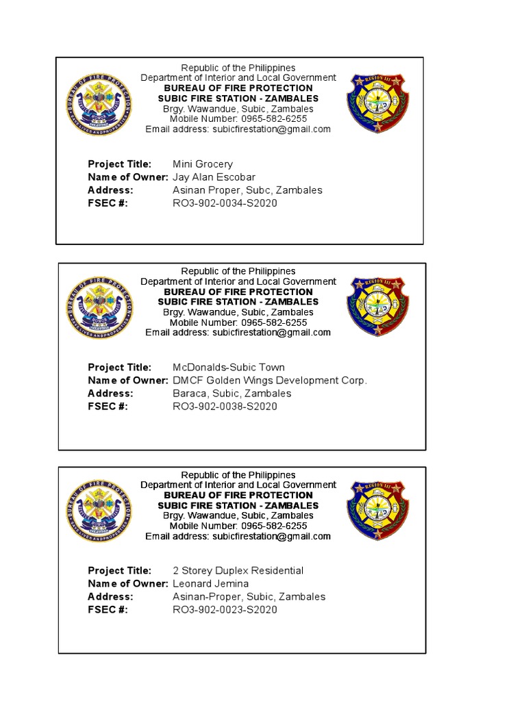 Project Title: Name of Owner: Jay Alan Escobar Address: Fsec # | PDF | Home & Garden