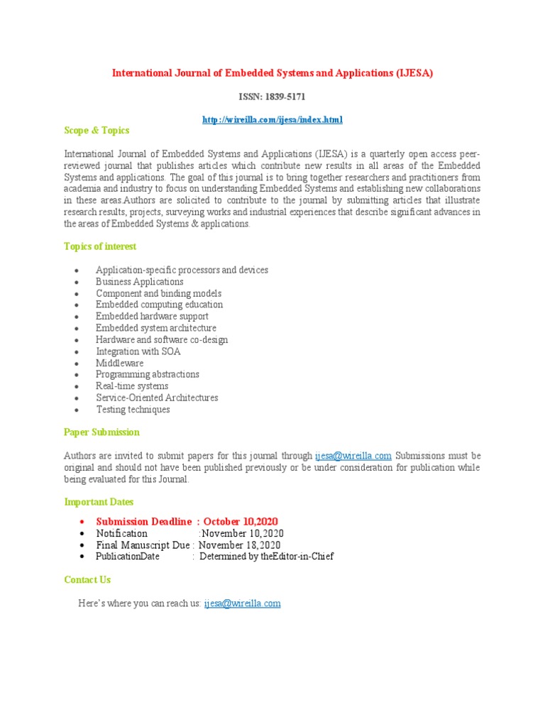 IJESA | PDF | Computers