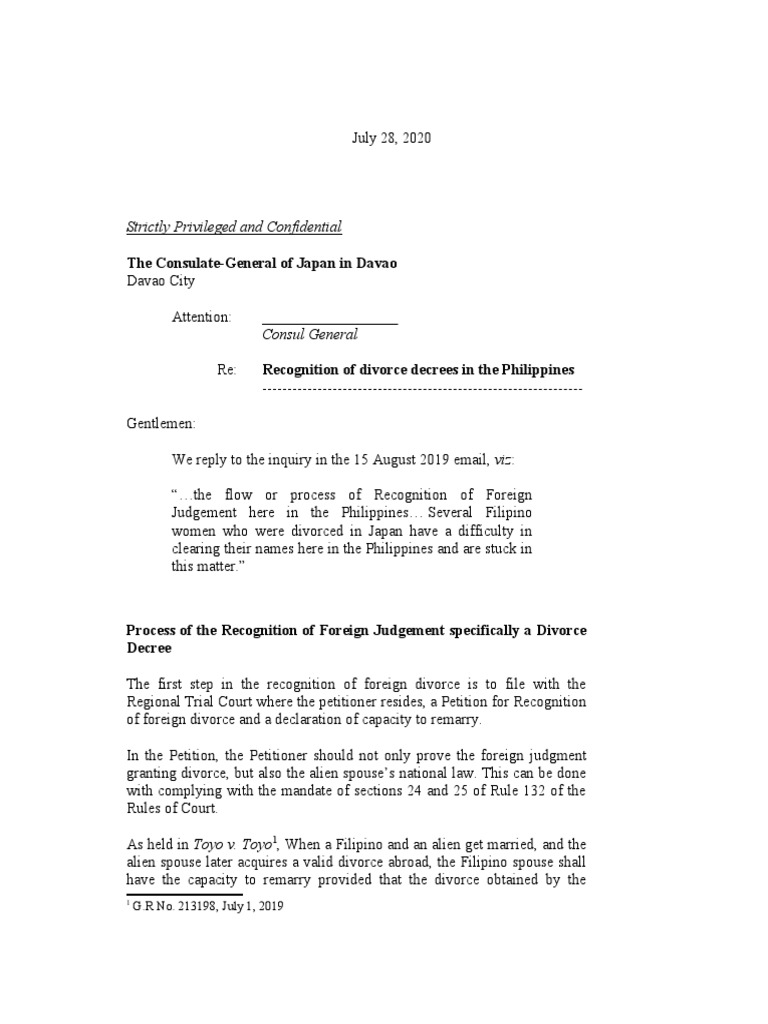 On The Recognition and Enforcement of Foreign Judgment | PDF | Evidence ...