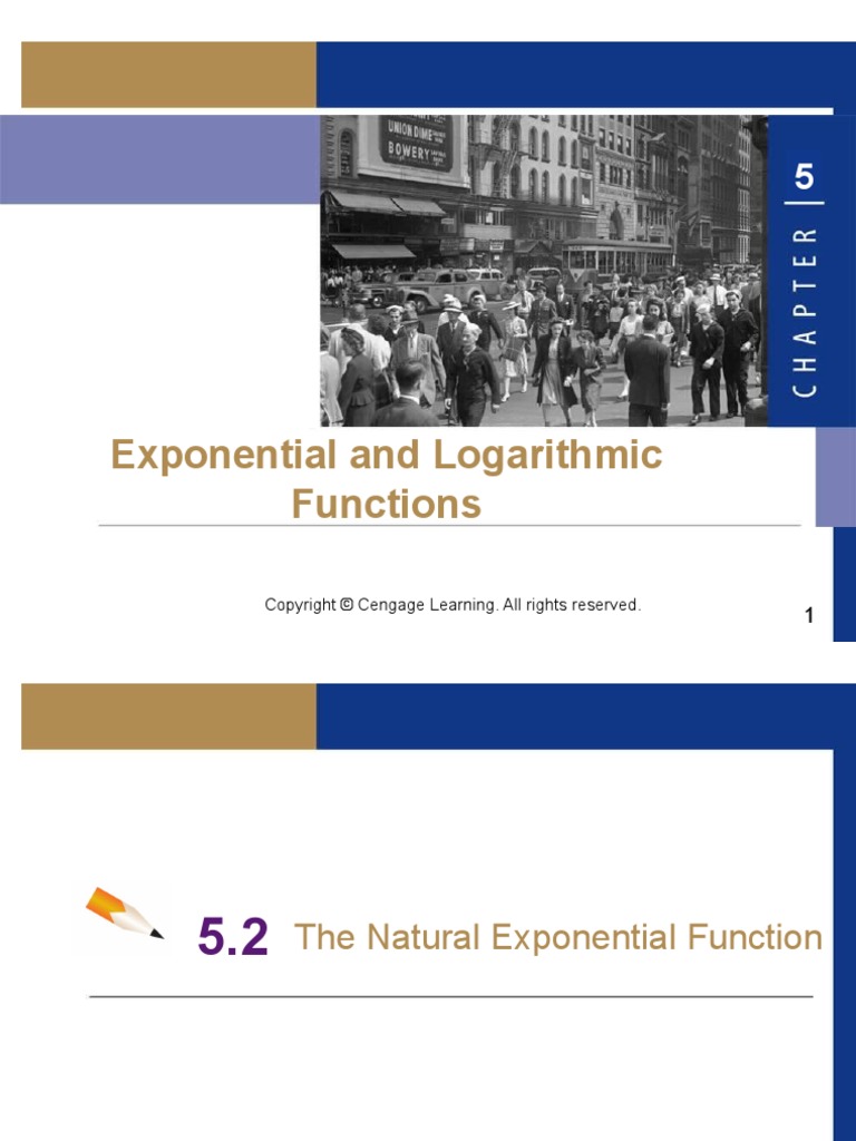 Natural Logarithm Pdf Exponential Function Compound Interest