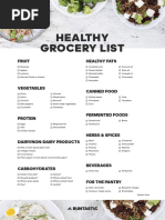 Baker IDI Supermarket Shopping Guide | PDF | Tofu | Whole Grain