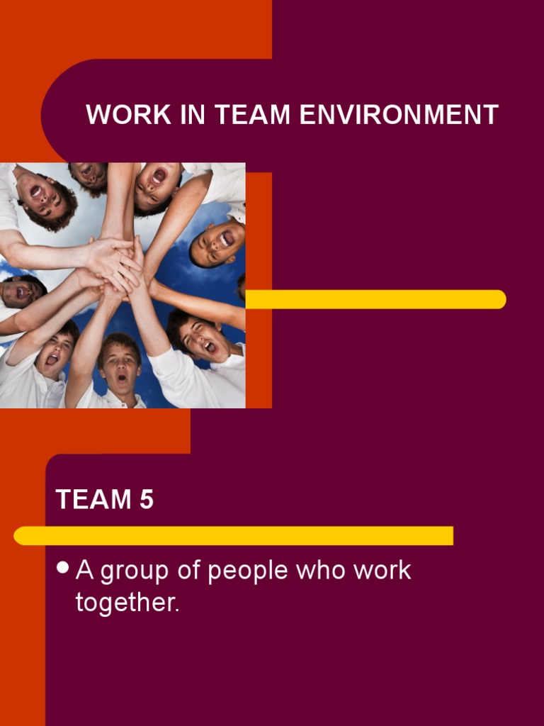 Work in Team Environment | PDF | Dietitian | Nursing