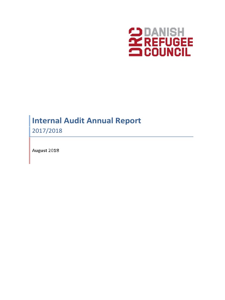 Internal Audit Annual Report | PDF | Internal Audit | Regulatory Compliance