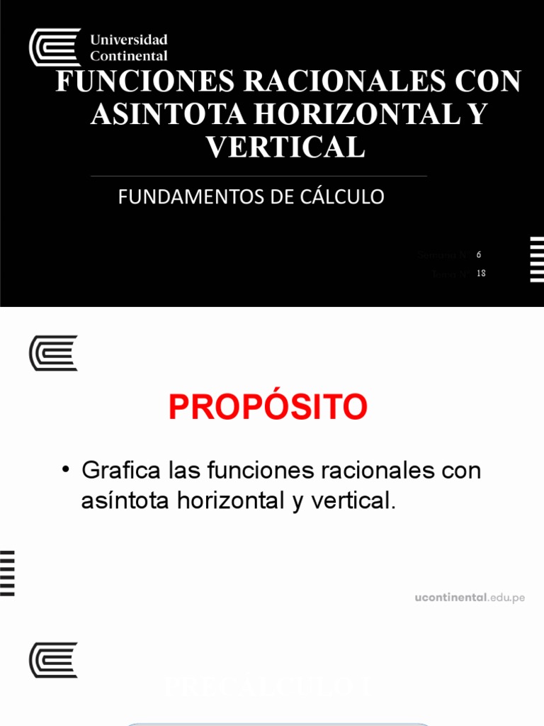 Graficando Funciones Racionales y Asintotas | PDF | Asíntota | Geometría