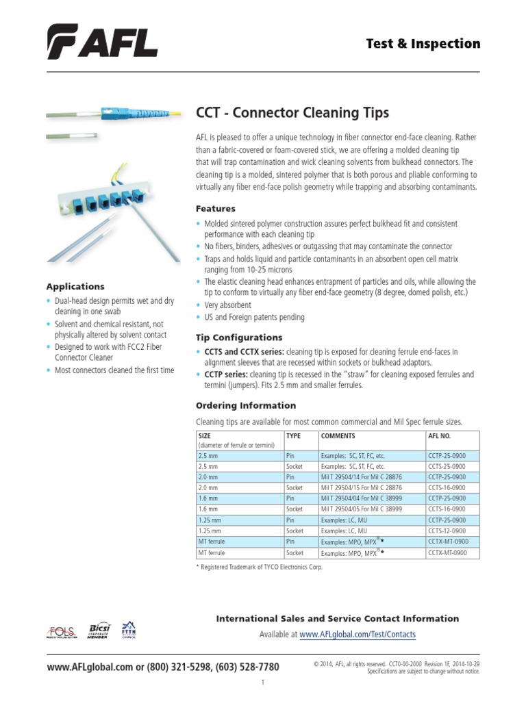CCT Specification Sheet | PDF | Ac Power Plugs And Sockets | Electrical ...