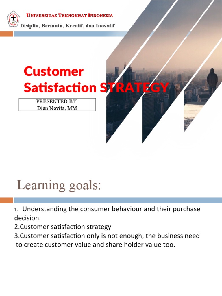 Customer Satisfaction Strategy Overview | PDF | Consumer Behaviour ...