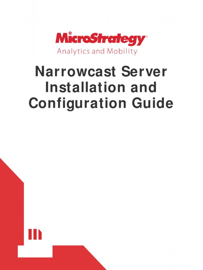 Narrowcast Server Installation and Configuration Guide | PDF | Information Science | Information ...