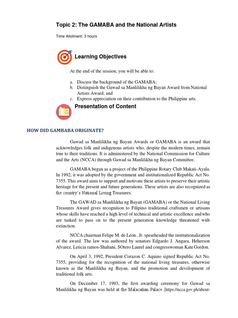 Unit 3 Topic 2 | PDF | Philippines | Entertainment Award