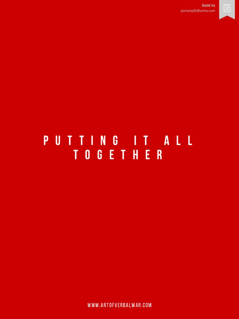 MODULE 7 - Putting It All Together & Exercises | PDF | Metaphor ...