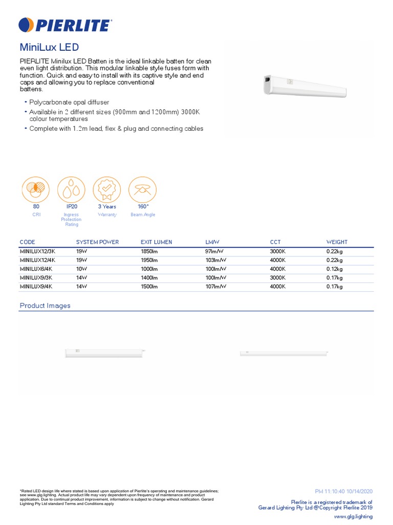 Pierlite-Minilux Led