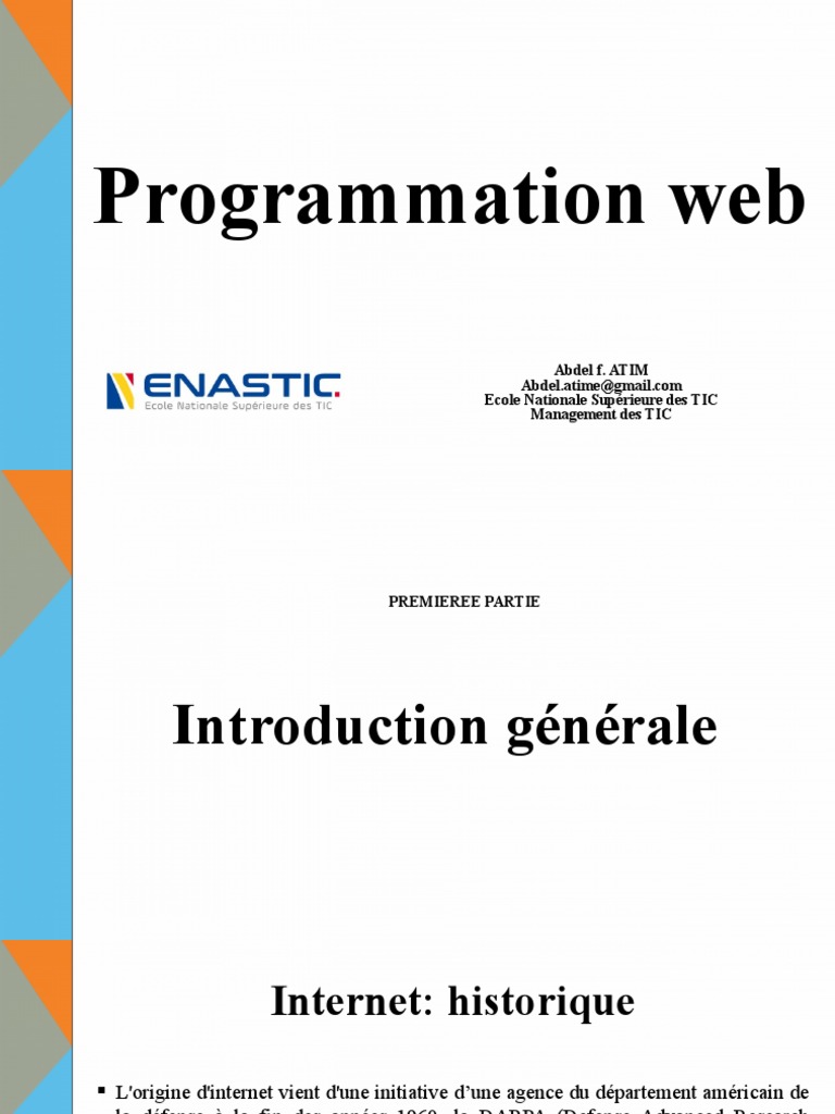 Langage Web 1ere Partie-1 | PDF | Sites web | Internet