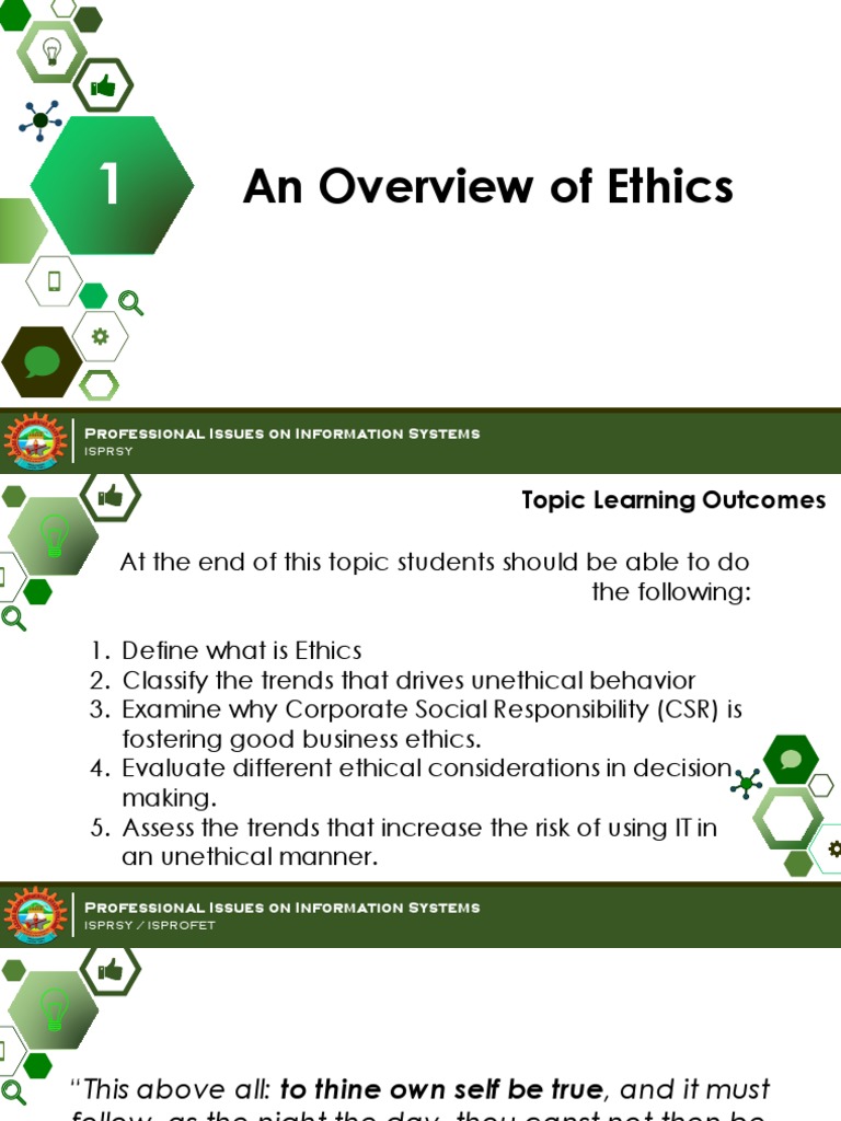 An In-Depth Exploration of Ethics and Moral Principles for Information ...