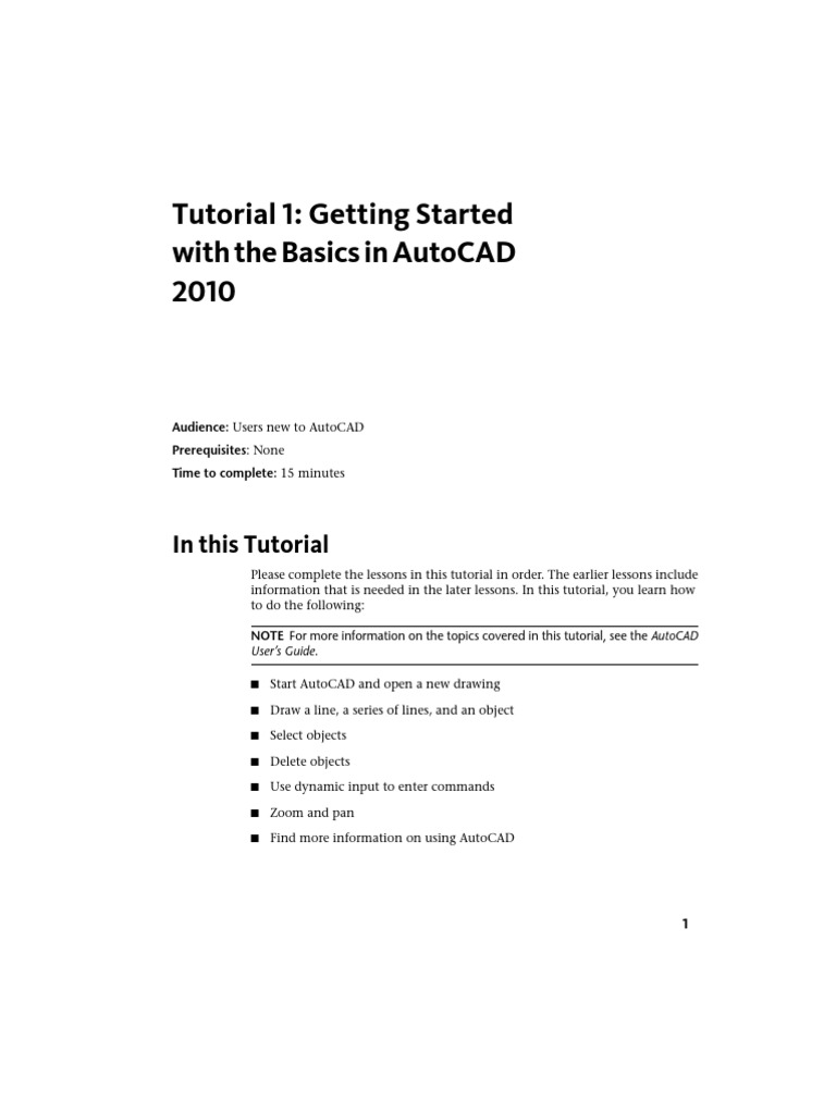 2D 1 Getting - Started - Basics | PDF