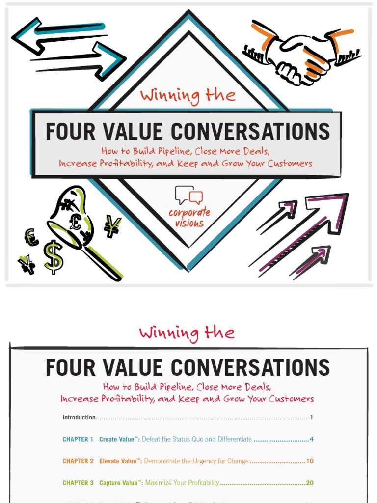 Winning The: Four Value Conversations | PDF | Sales | Decision Making
