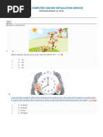 IQ Test Questions With Answers | PDF | Speed | Test (Assessment)