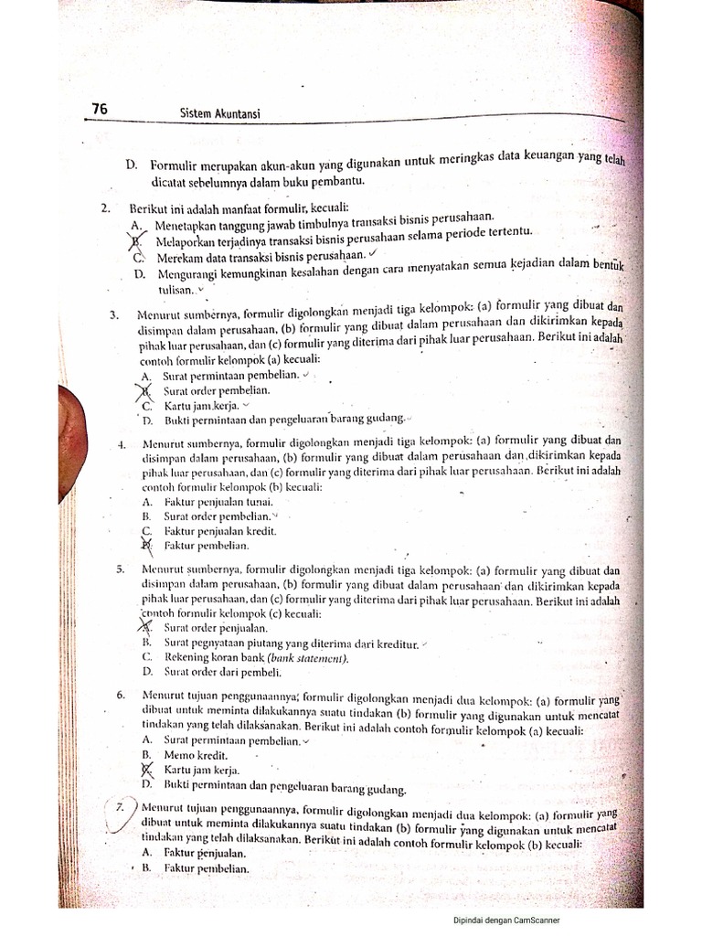 Bab 3 Soal SIA | PDF