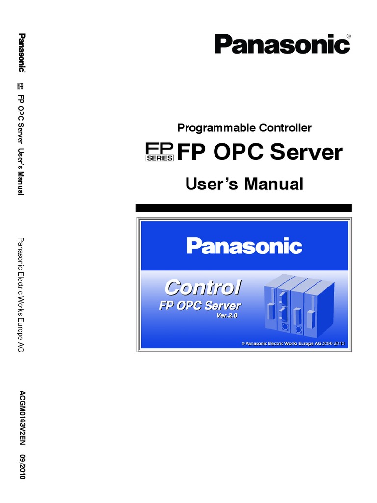 FP OPC Server: User's Manual | PDF | Component Object Model | Menu (Computing)