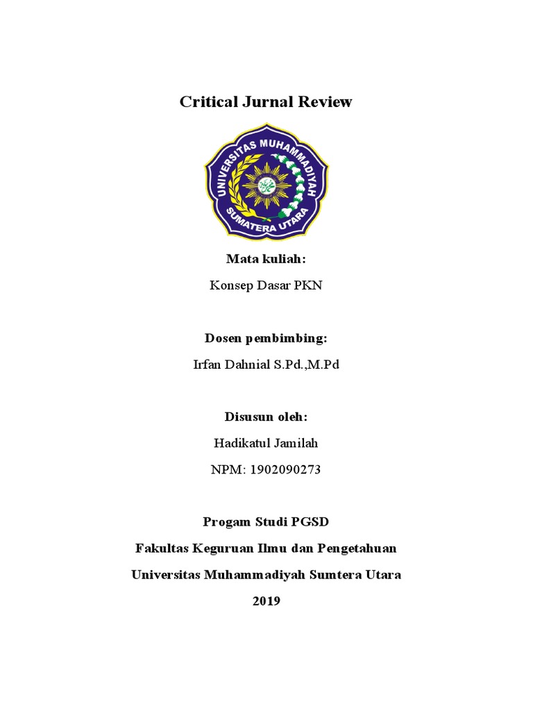 Critical Jurnal Review PKN | PDF
