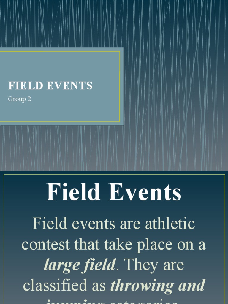 Field Events | PDF | Track And Field | Games Of Physical Skill