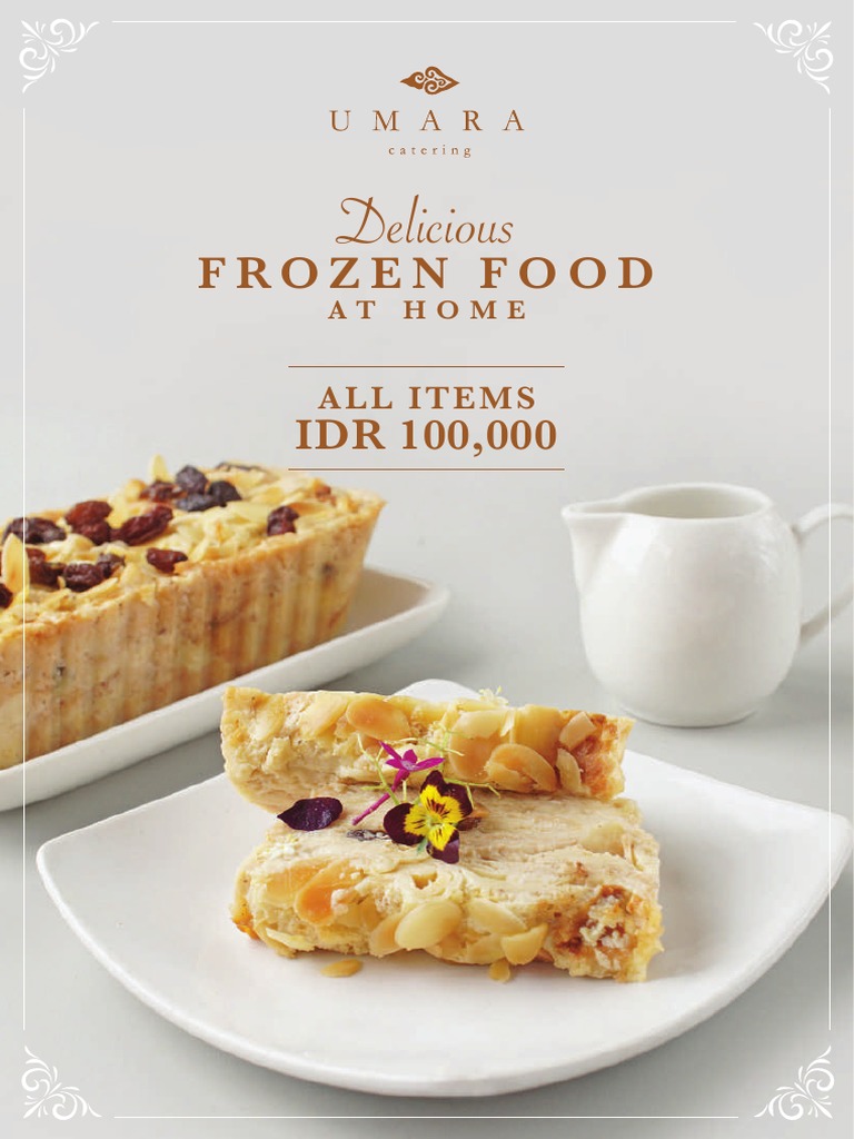 Frozen Food Menu | PDF