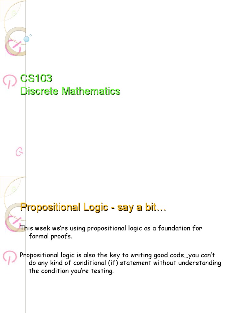 L02 Predicate Logic | PDF | Logic | Mathematical Logic