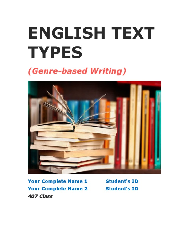 English Text Type Compilation | PDF