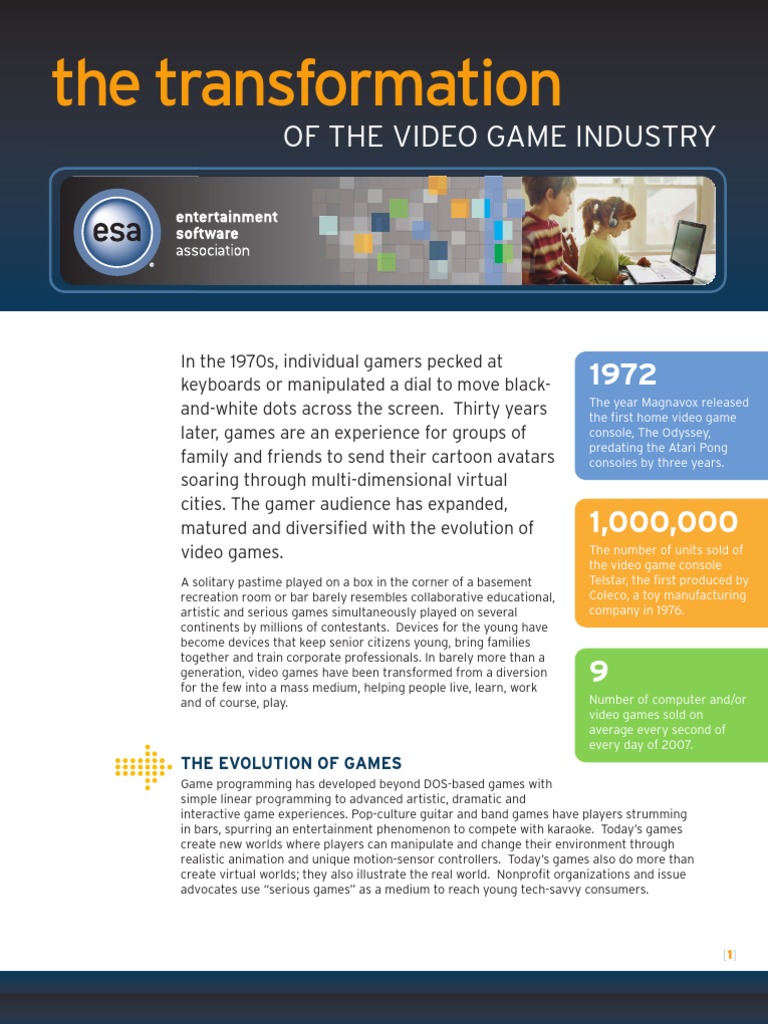 Transformation of The Videogame Industry | PDF | Video Game Industry ...