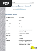 Curriculum Irma | PDF