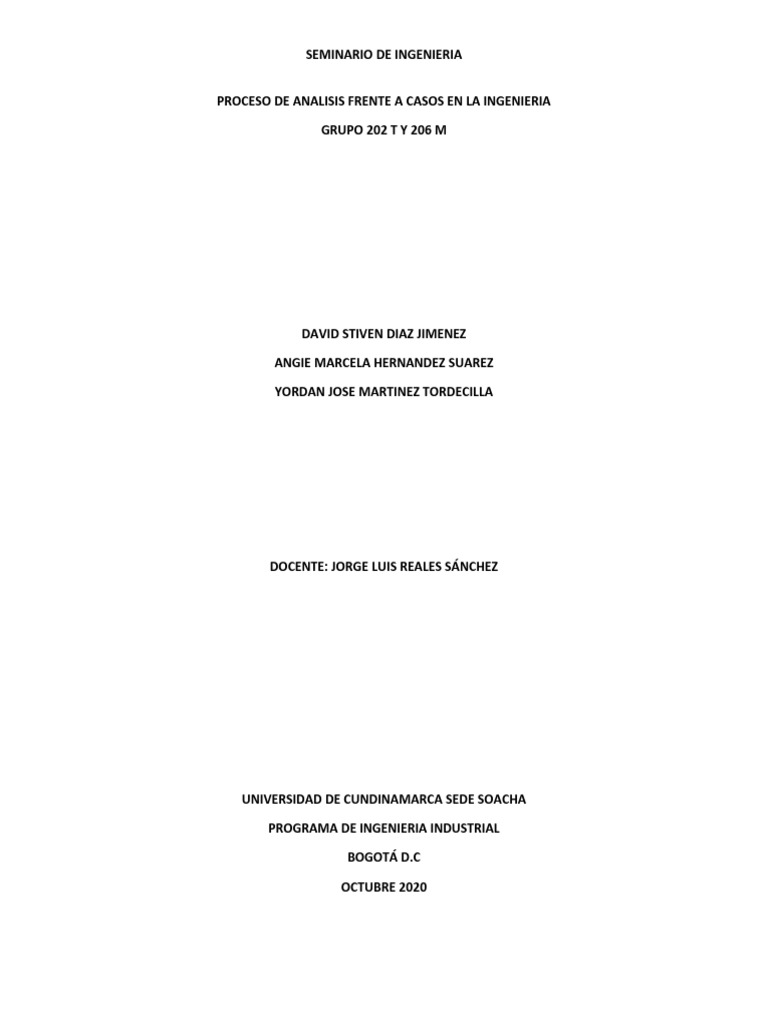 EL PROCESO DE DISEÑO EN INGENIERIA Solucion | PDF | Ingeniería | Liderazgo