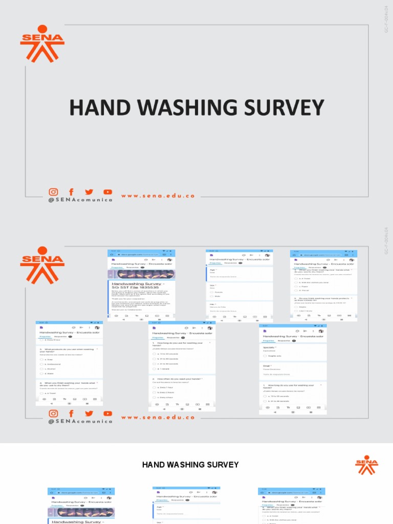 Hand Washing Survey | PDF
