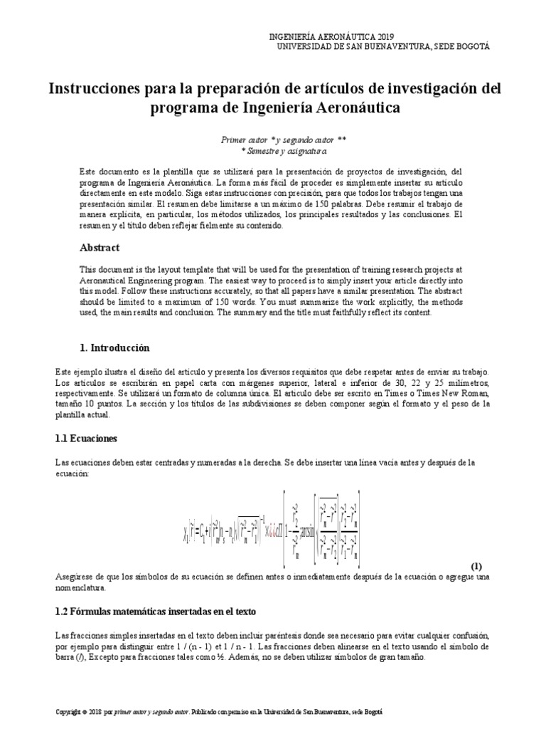 Formato Articulo Cientifico | PDF | Multiplicación | Exponenciación